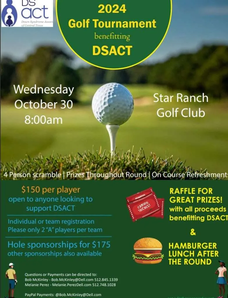 Golf Tournament - Down Syndrome Association of Central Texas